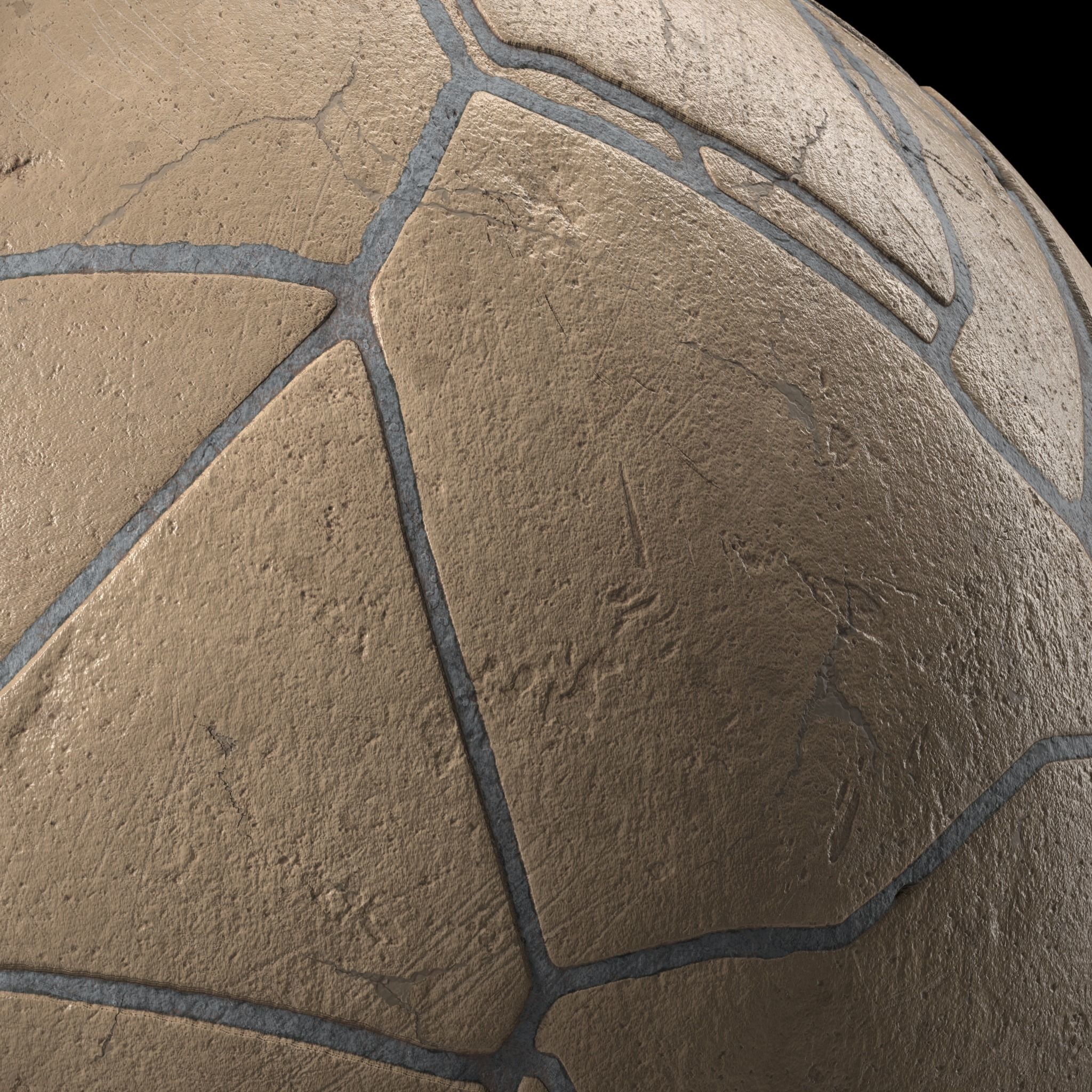 Texture Pavement Materials 103- Concrete Paving - Sbsar Pbr 4k Seamless ...