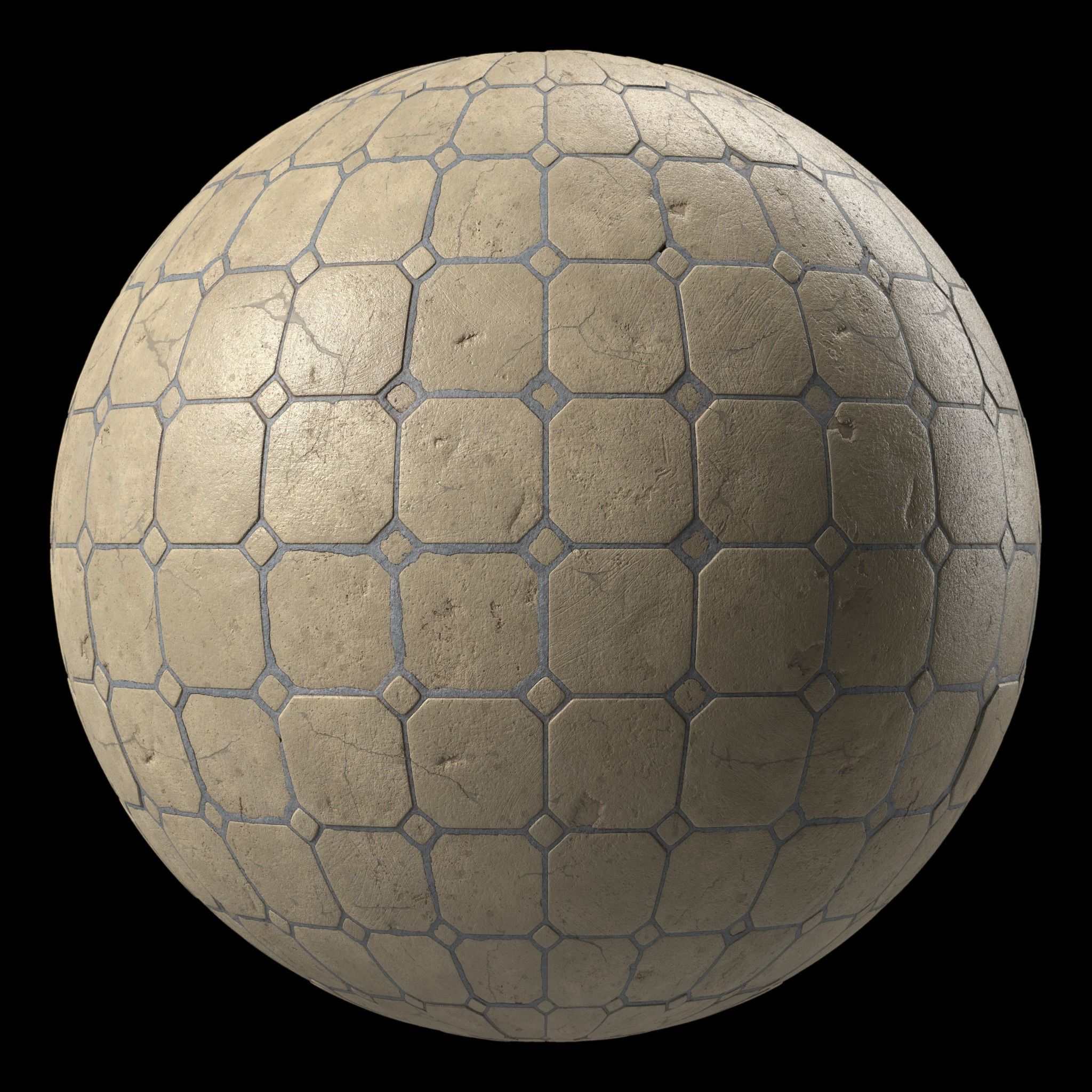 Texture Pavement Materials 103- Concrete Paving - Sbsar Pbr 4k Seamless ...