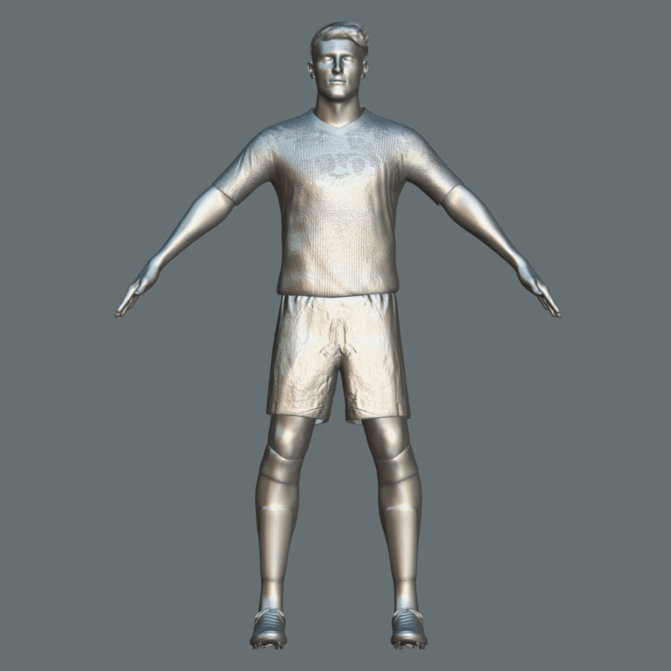 T-Pose Rigged Julian Carranza Philadelphia 3D model animated rigged ...