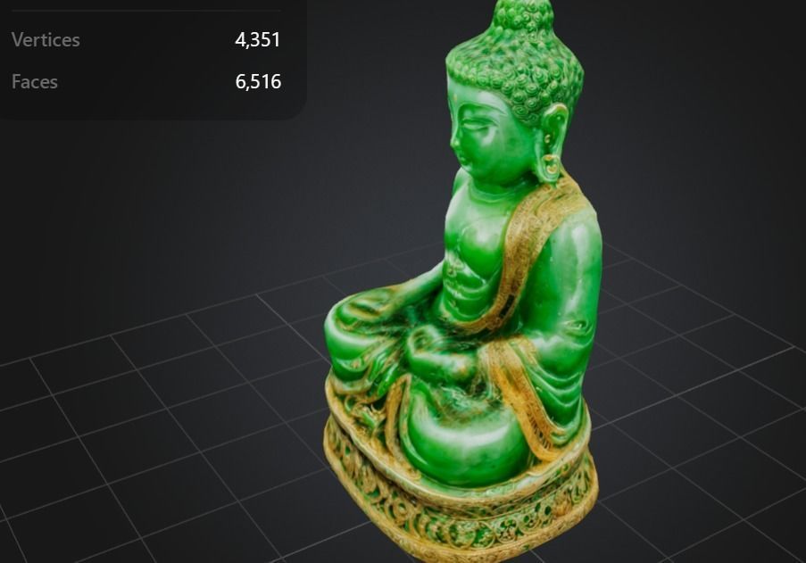 Green Jade Buddha Statue free VR / AR / low-poly 3D model | CGTrader