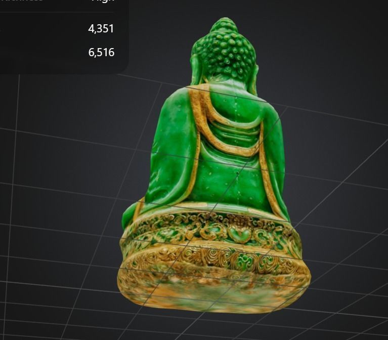 Green Jade Buddha Statue free VR / AR / low-poly 3D model | CGTrader