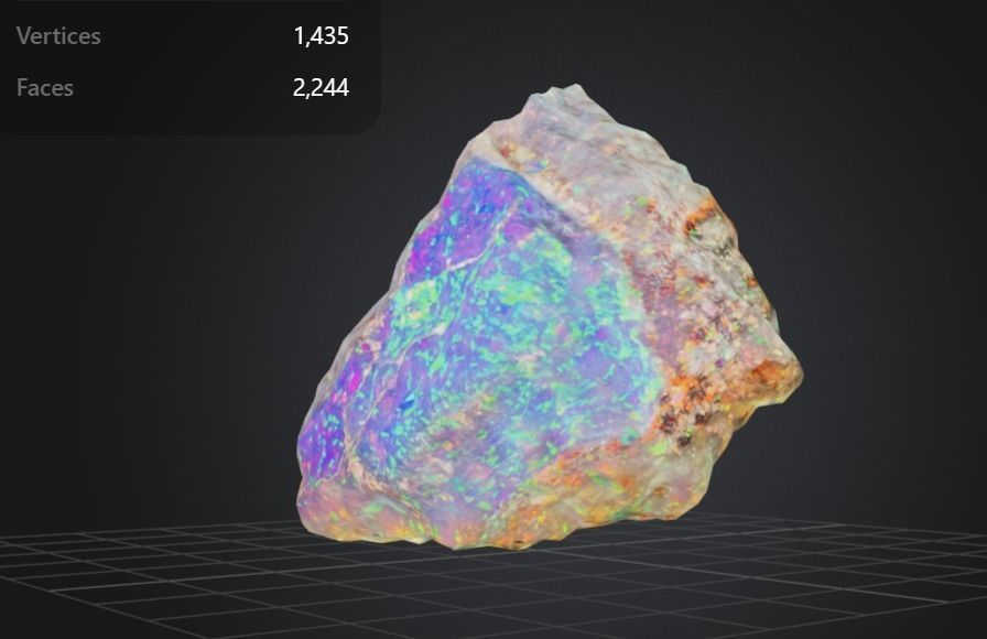 FREE Raw Opal Gemstone free VR / AR / low-poly 3D model | CGTrader