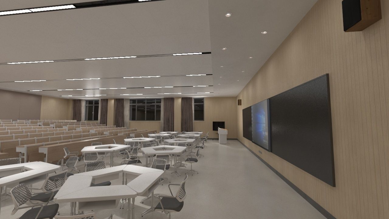 Multimedia Ladder Classroom 3D model | CGTrader