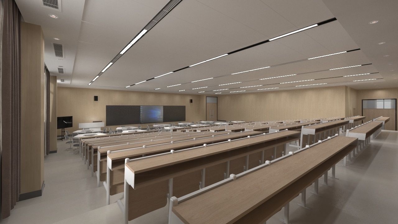 Multimedia Ladder Classroom 3D model | CGTrader
