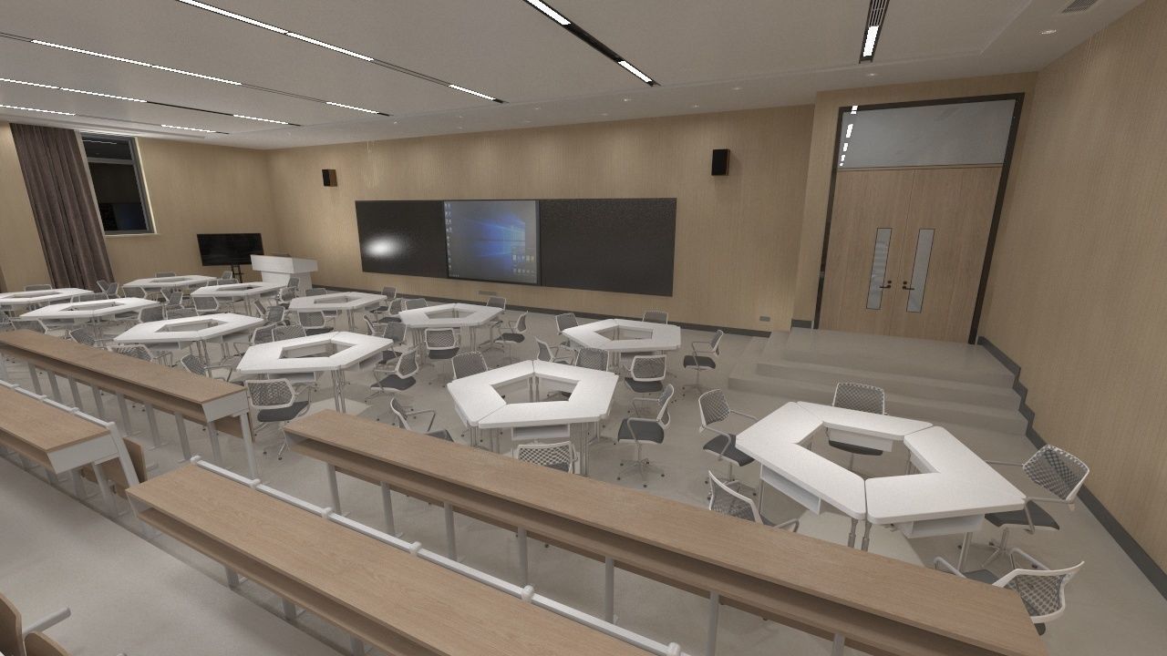Multimedia Ladder Classroom 3D model | CGTrader