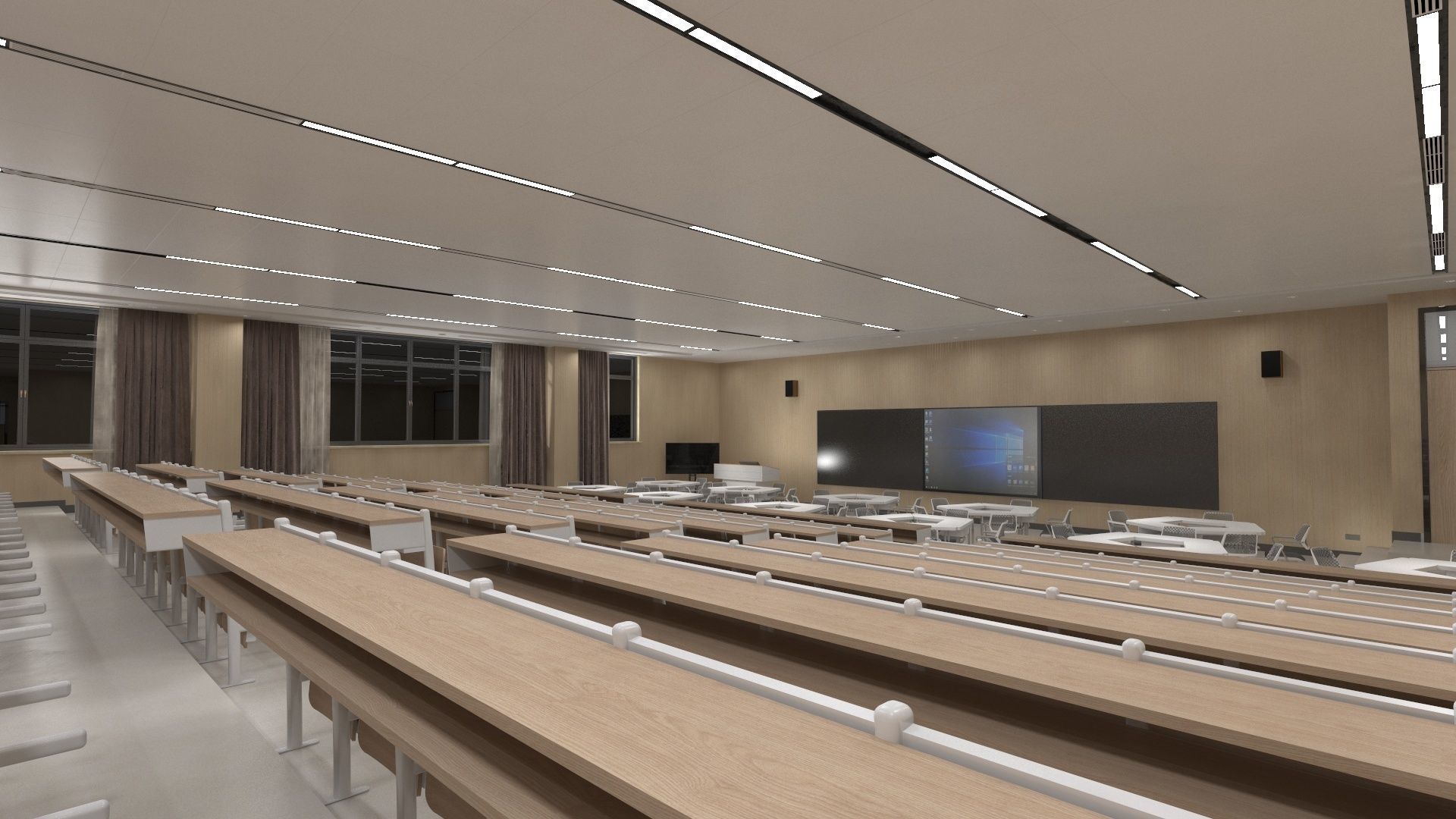 Multimedia Ladder Classroom 3D model | CGTrader