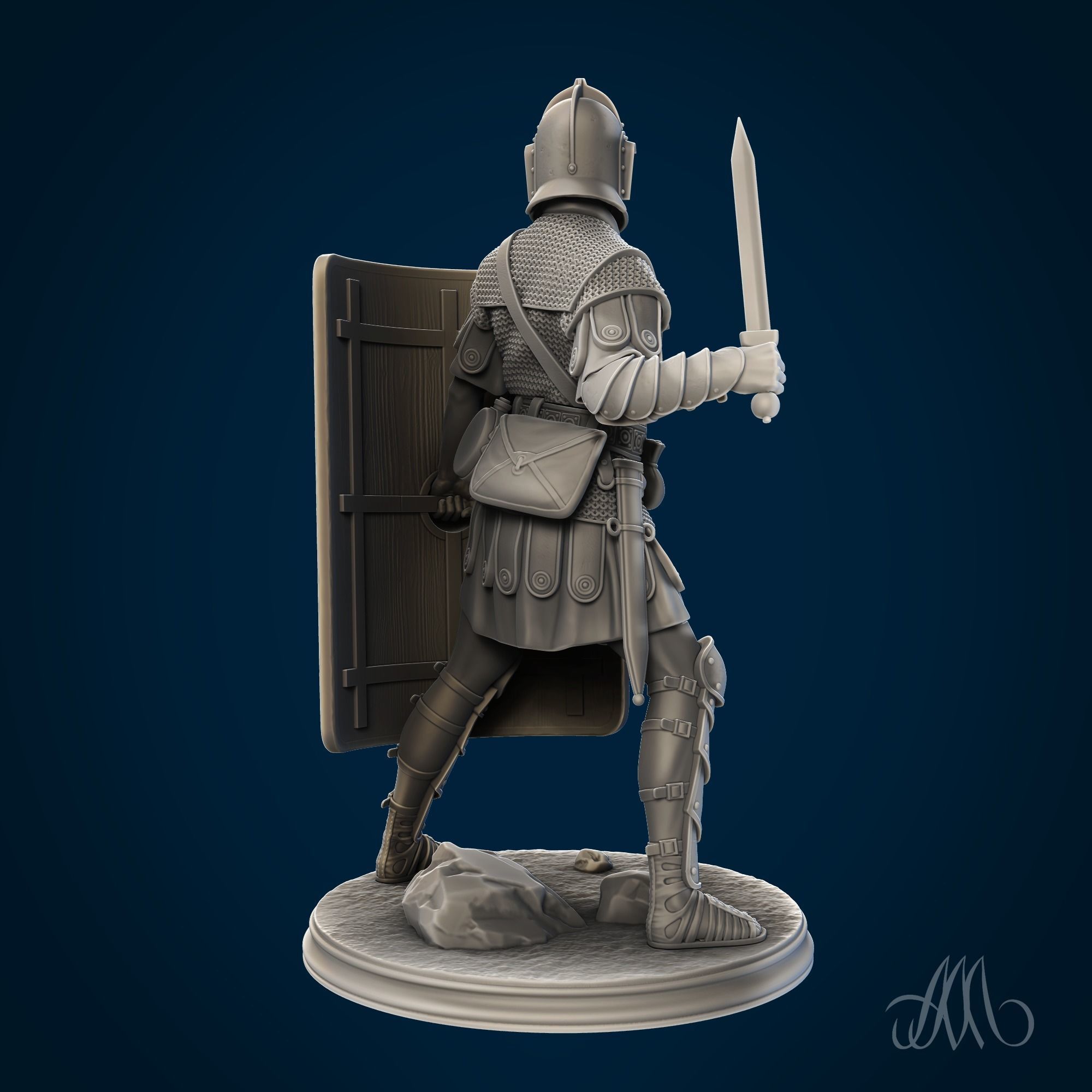 Roman Legionary Triarii 3D model 3D printable | CGTrader