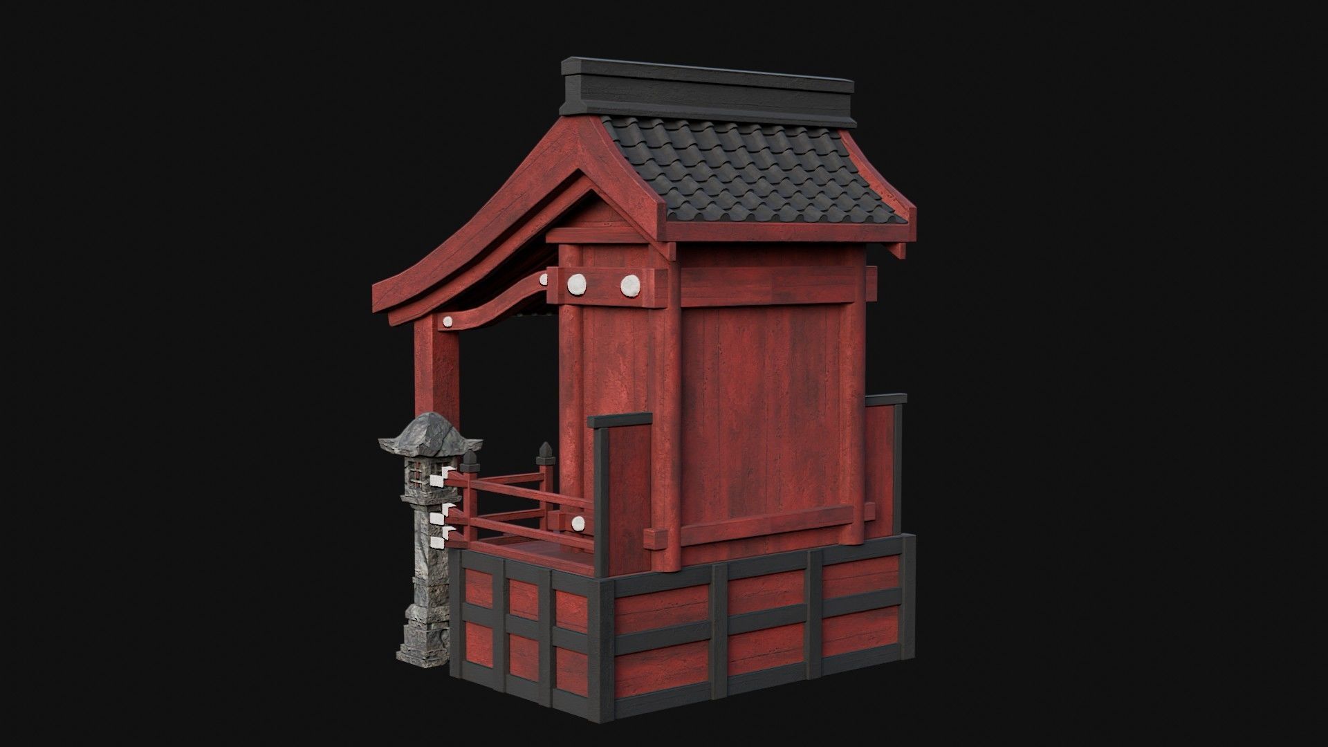 3D model JAPANESE ASIAN MEDIEVAL FEUDAL CITY STRUCTURES COLLECTION VR ...