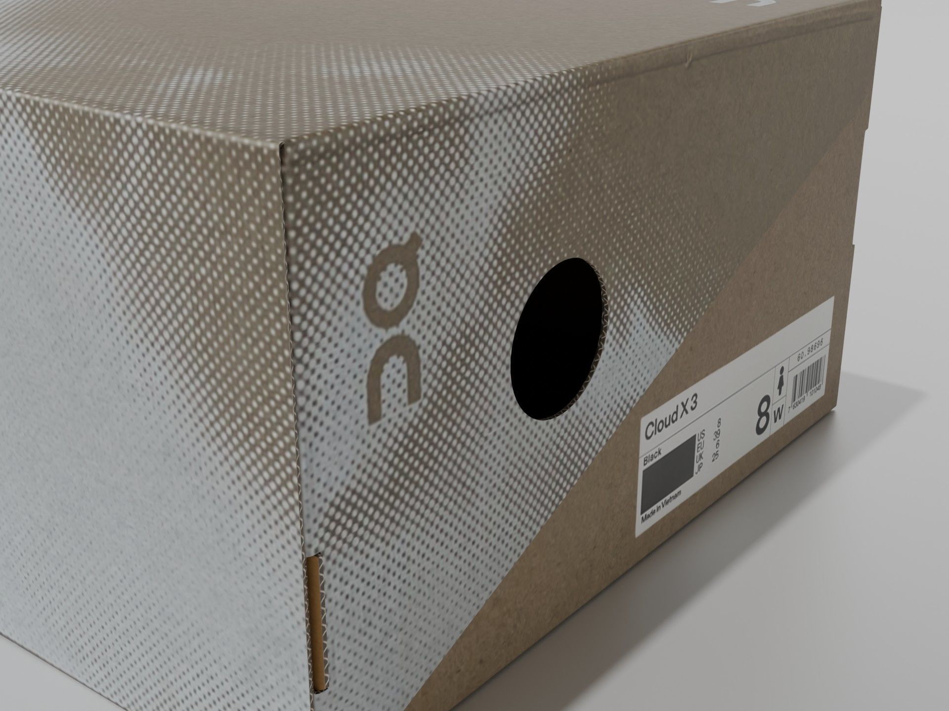 ON Cloud shoe box rigged 3D model animated rigged | CGTrader