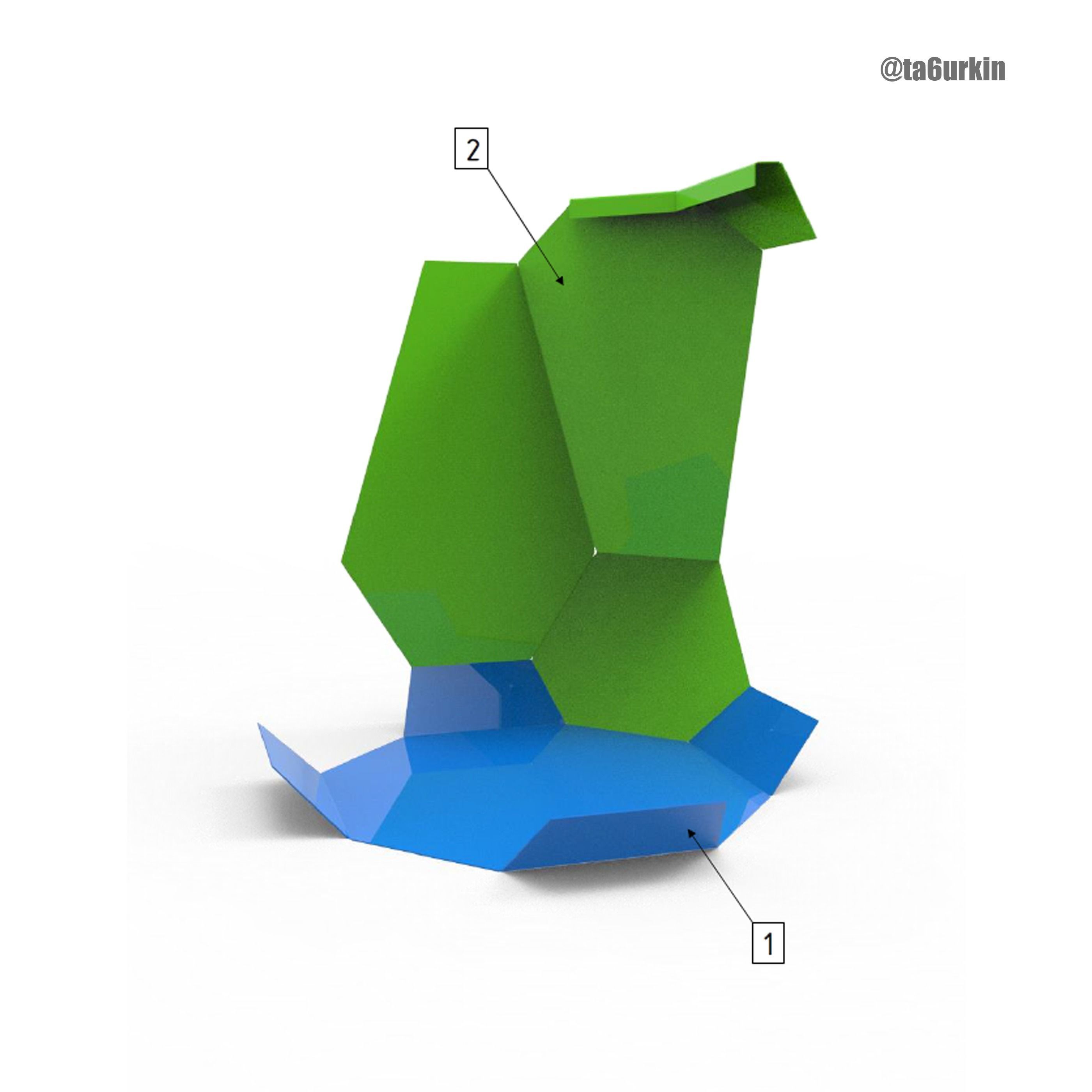 Welding Project Plans Drawings Planter 2 DXF PDF 3D model | CGTrader