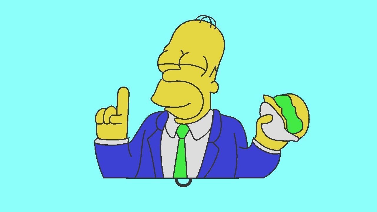 the simpsons key holder 3D model 3D printable | CGTrader