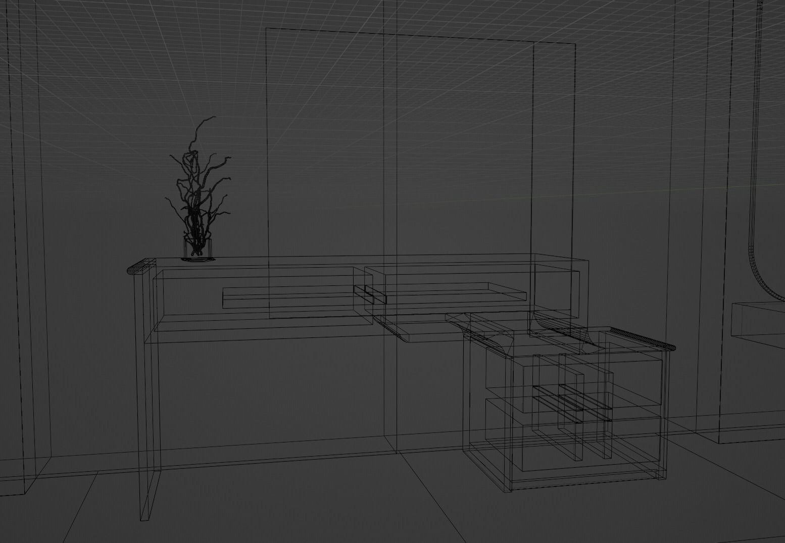 wooden dressing table inspired by ancient Egyptian furniture free 3D ...