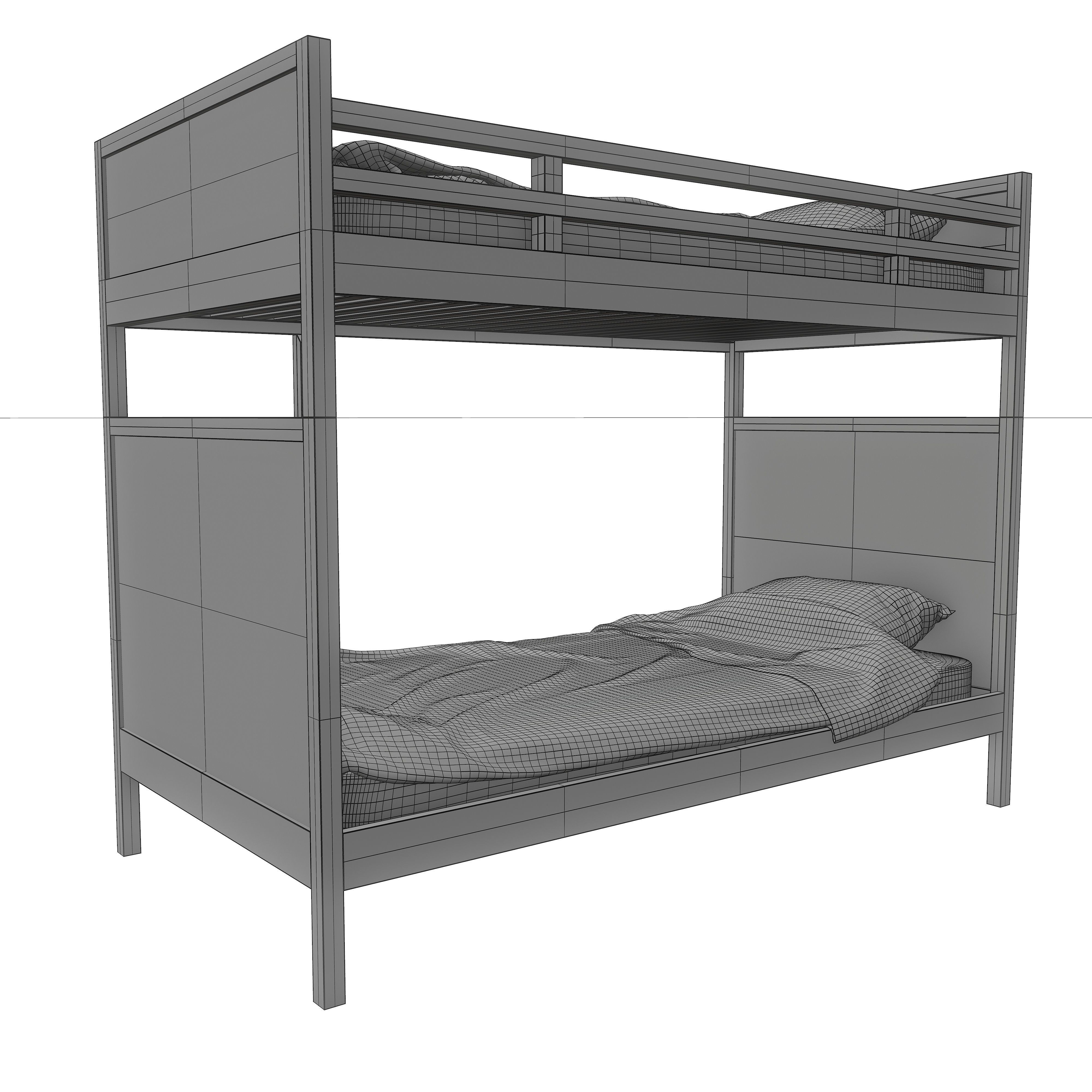 IKEA Norddal Bunk Bed 3D model | CGTrader