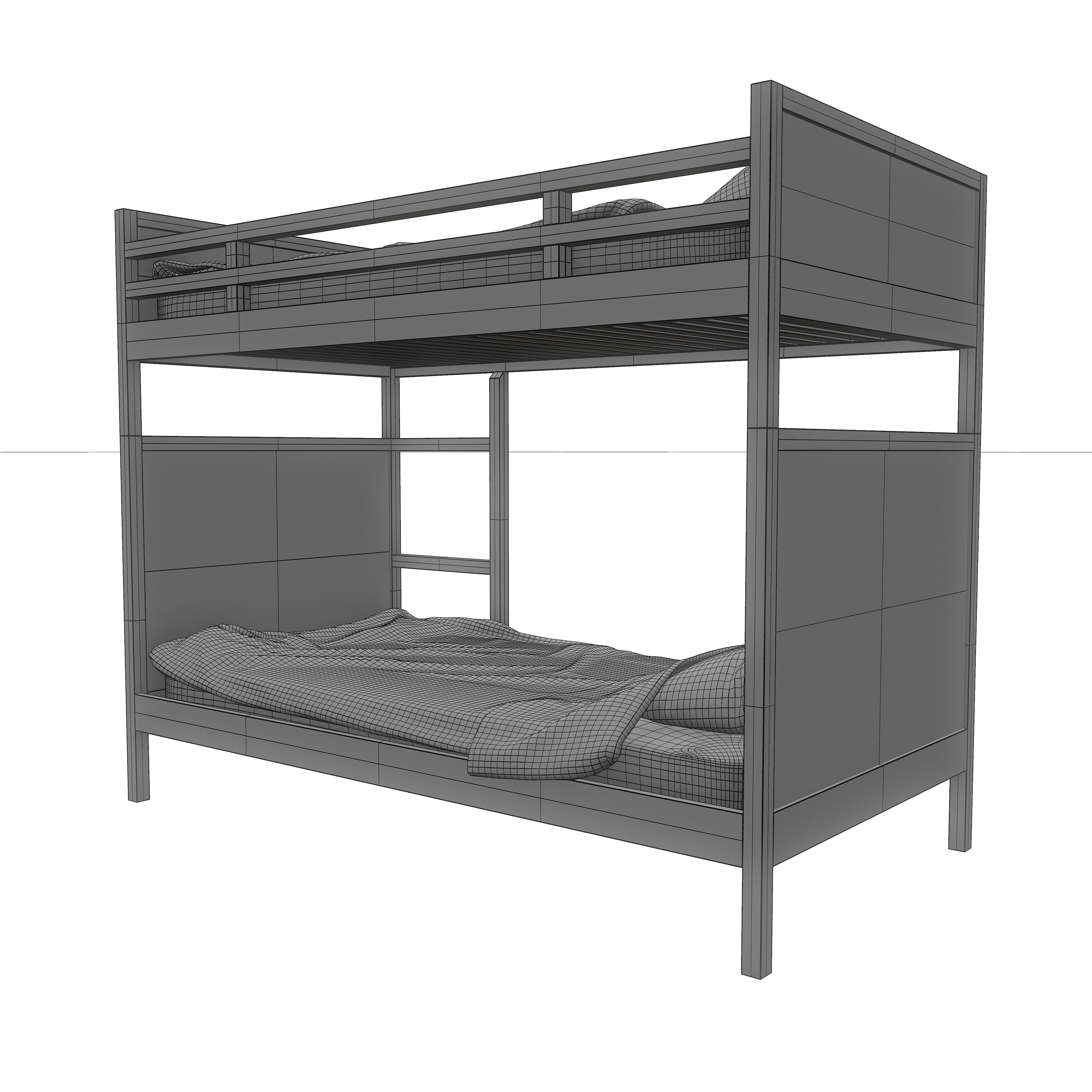 IKEA Norddal Bunk Bed 3D model | CGTrader