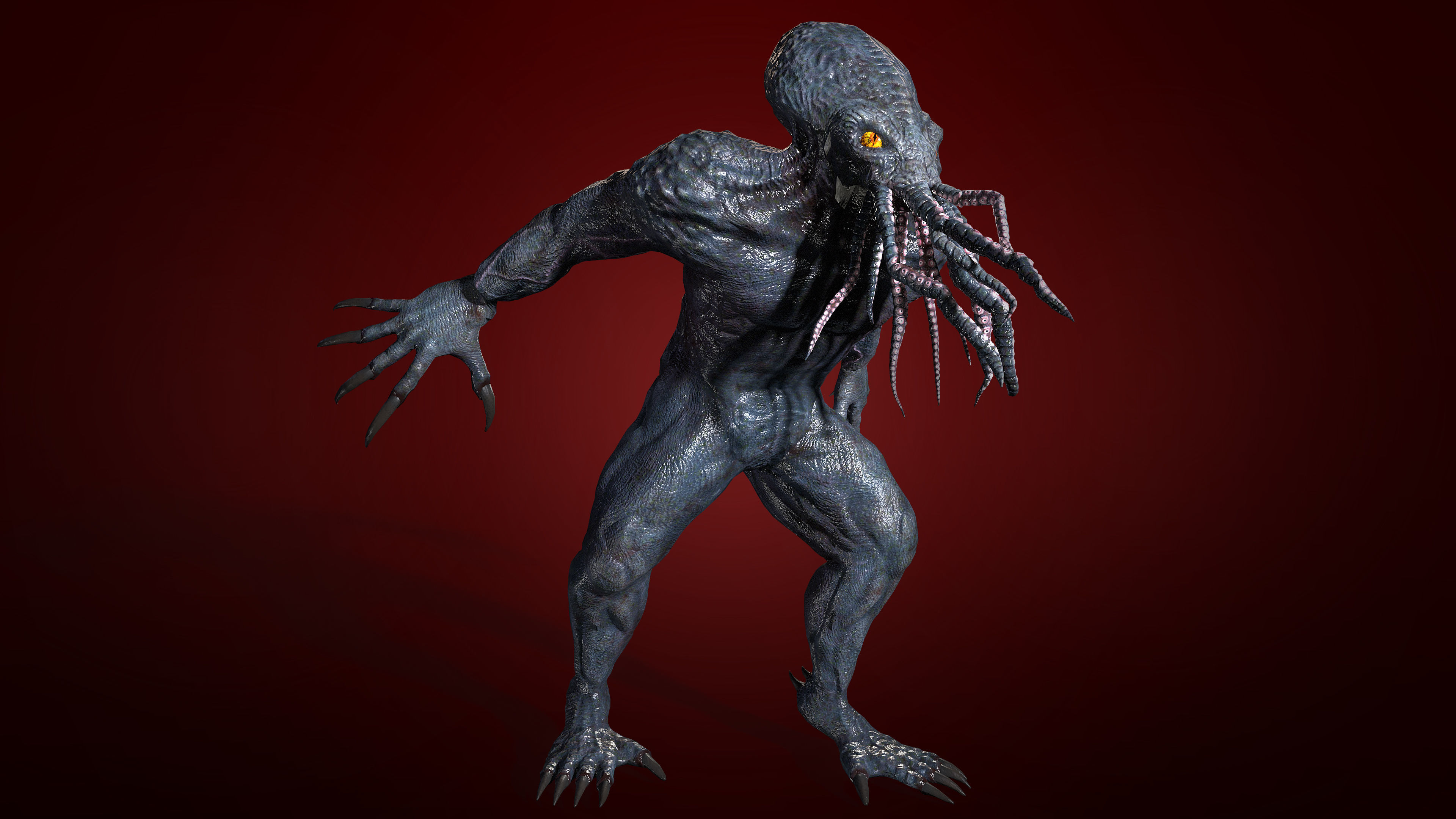 3D model Cthulhu Monster VR / AR / low-poly | CGTrader
