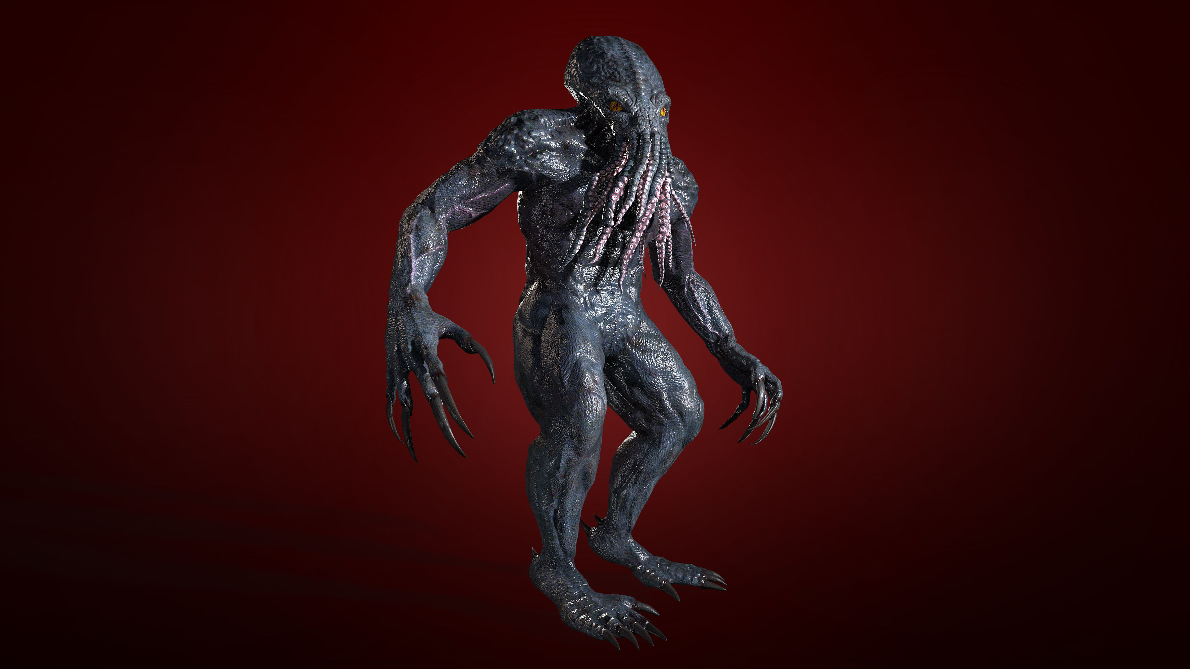 3D model Cthulhu Monster VR / AR / low-poly | CGTrader