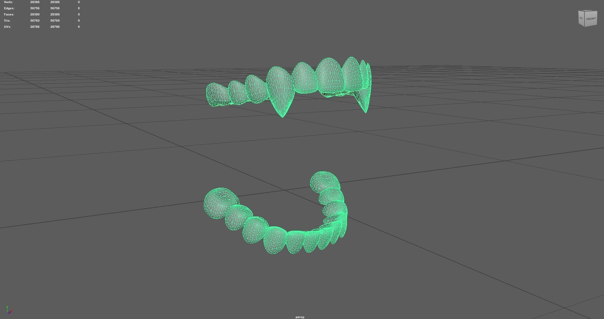 Grillz teeth 3D model | CGTrader