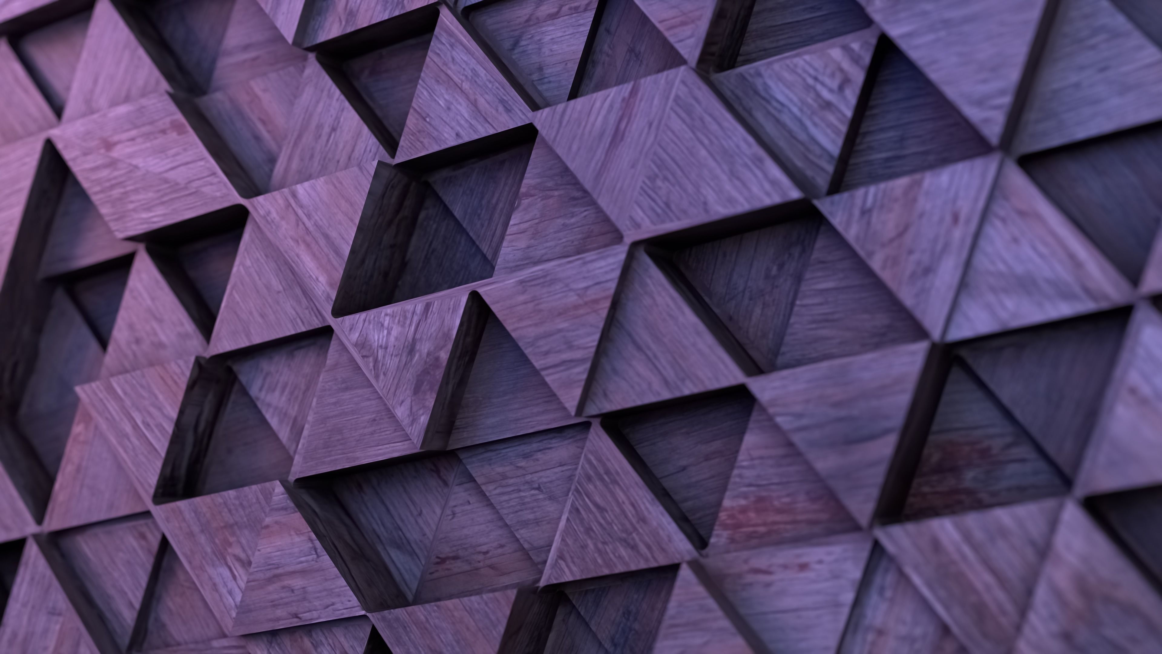 Geometric Triangle Wall Panels - CNC-Ready 3D Model STL Files 3D model ...