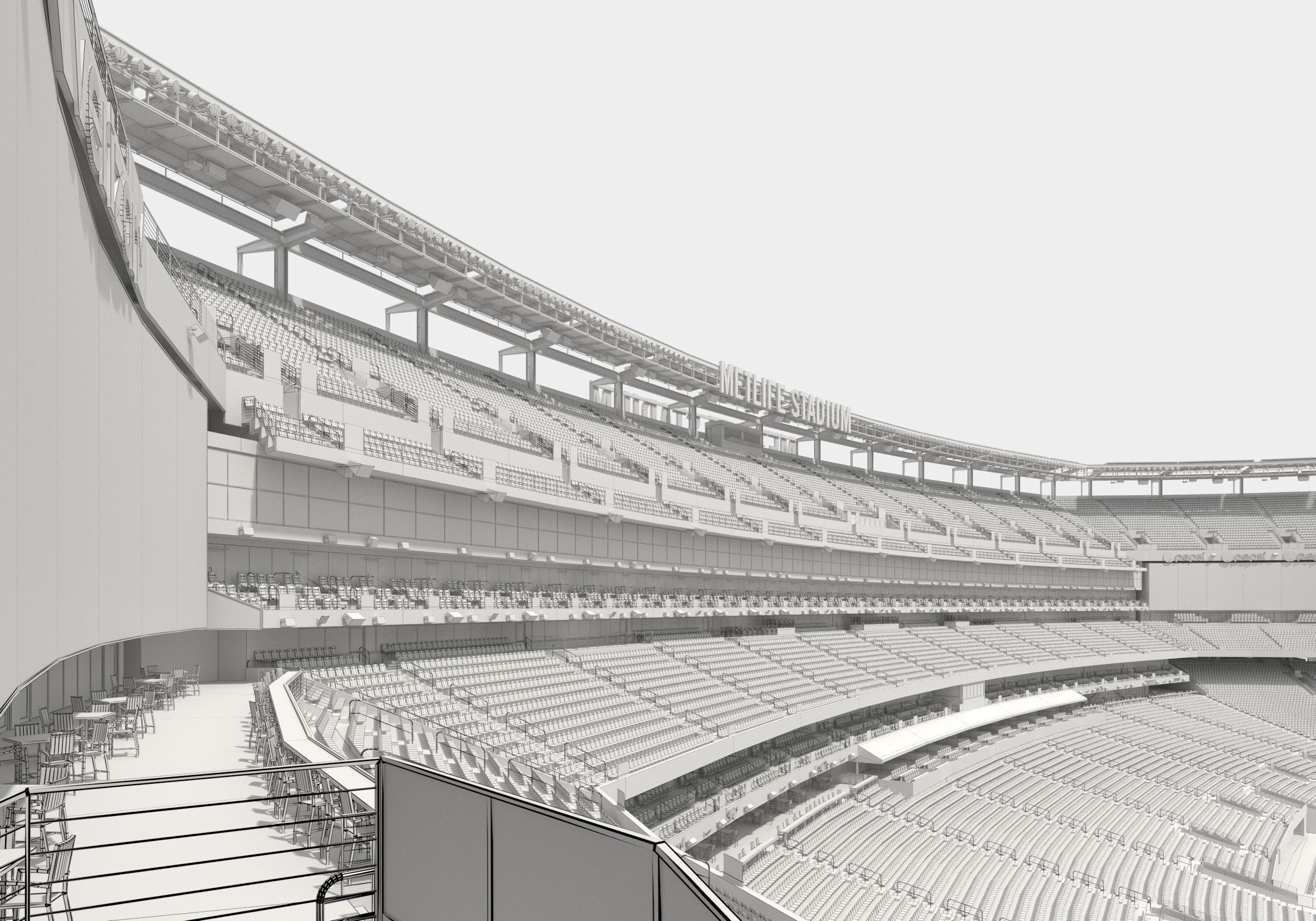 Metlife stadium 3D model | CGTrader