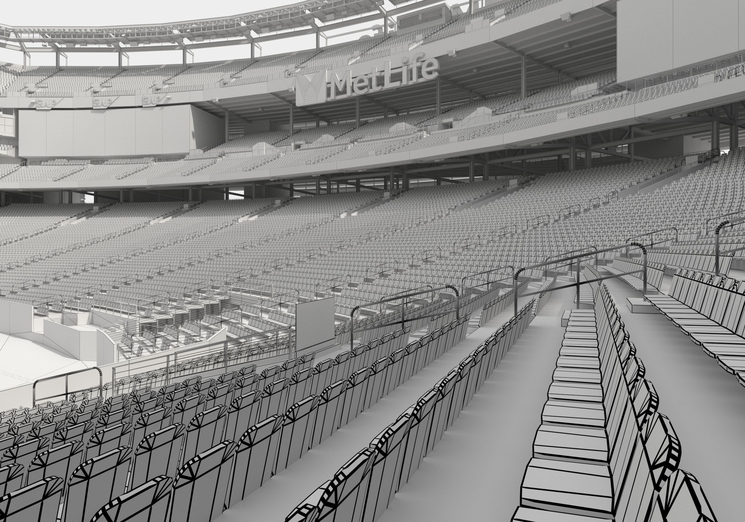 Metlife stadium 3D model | CGTrader