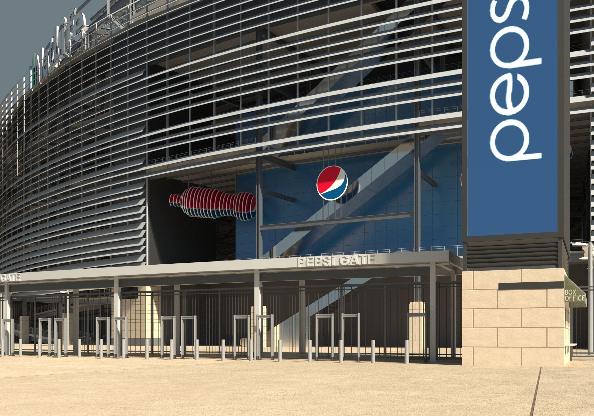 Metlife stadium 3D model | CGTrader