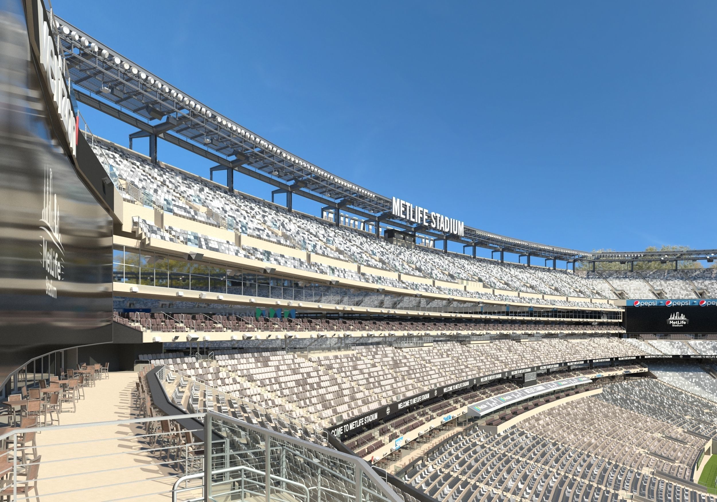 Metlife stadium 3D model | CGTrader