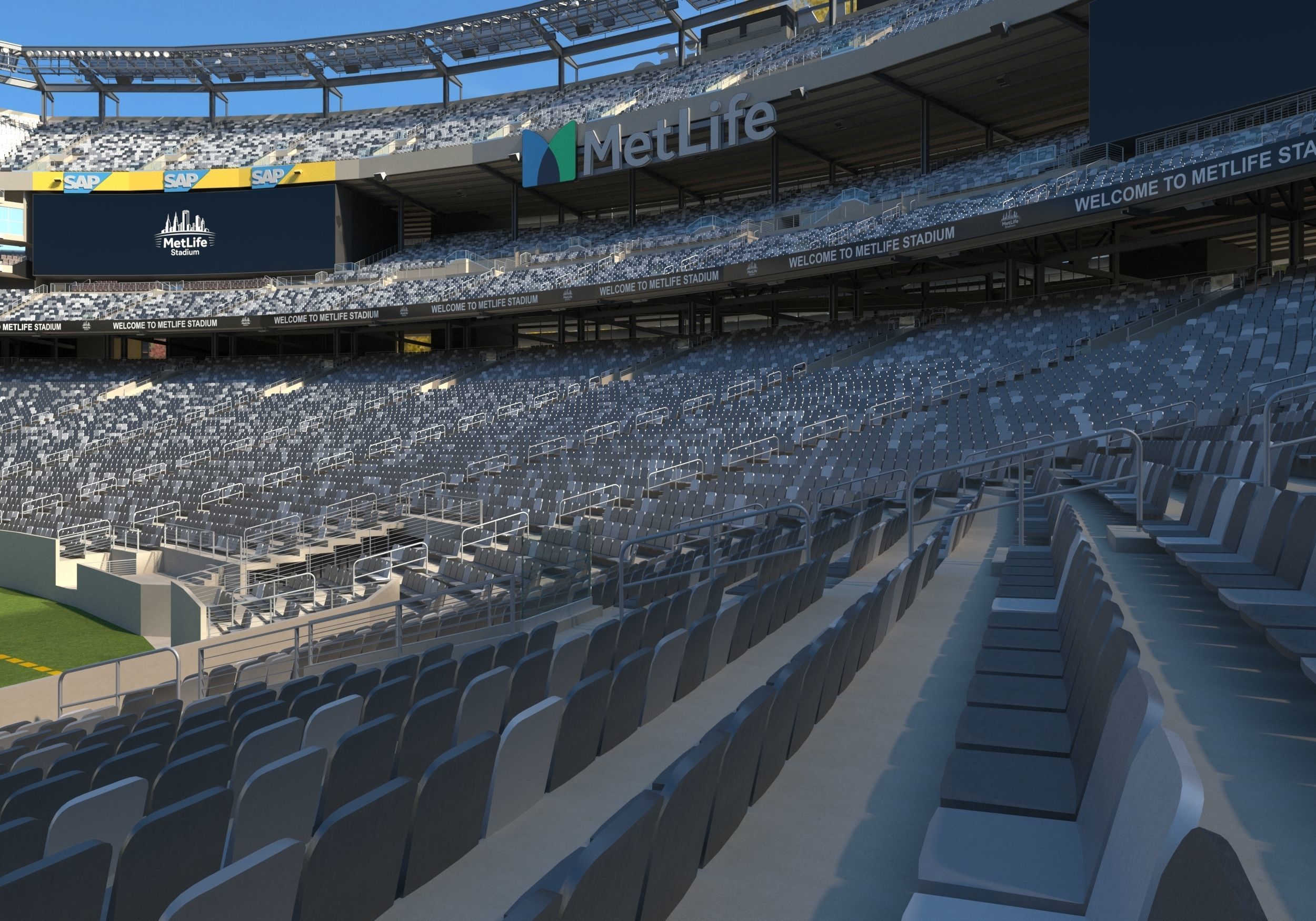Metlife stadium 3D model | CGTrader