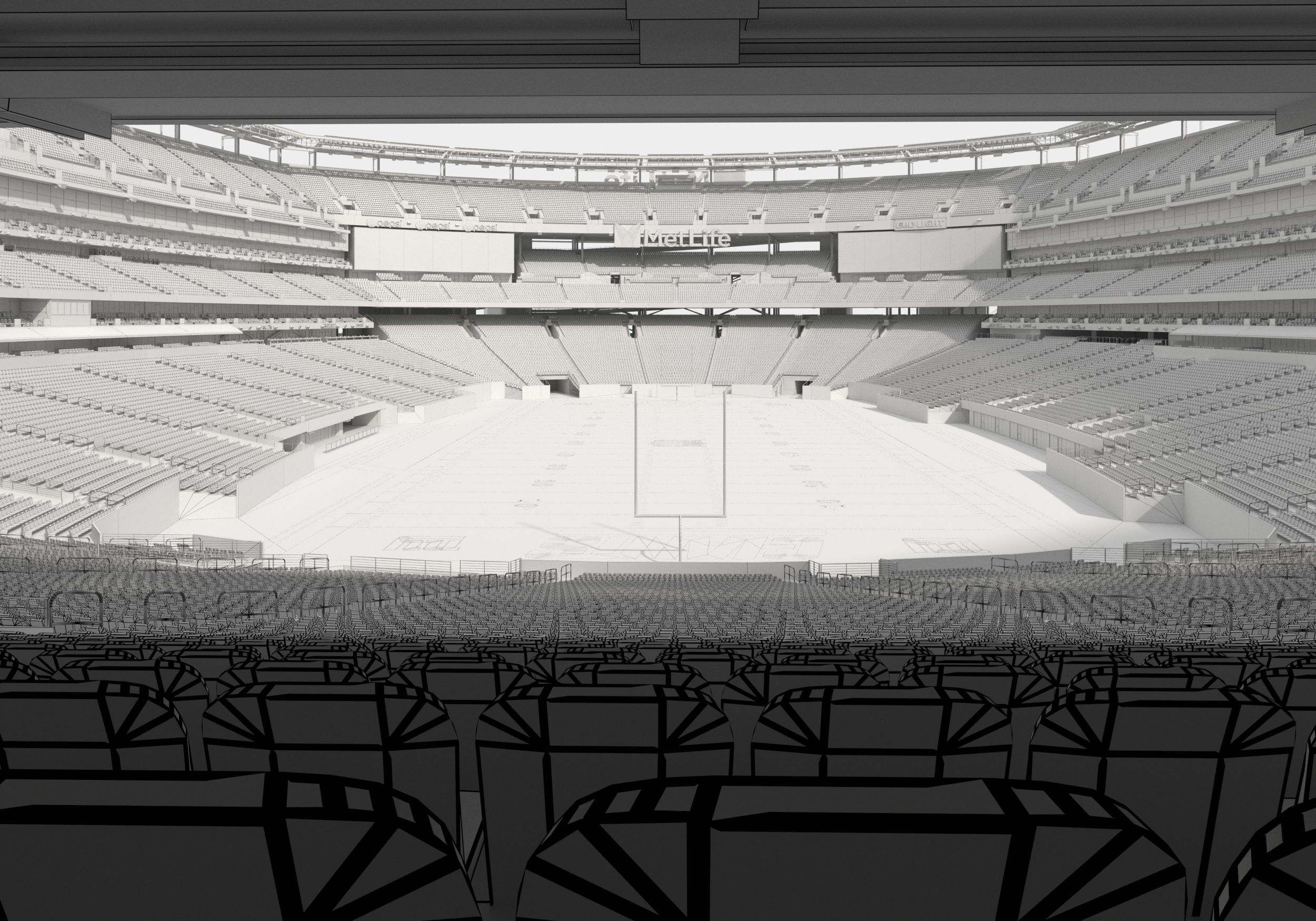 Metlife stadium 3D model | CGTrader