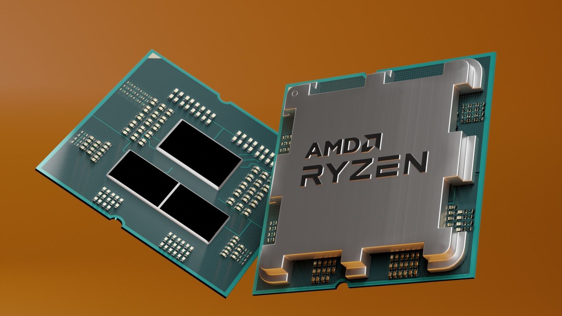 AMD RYZEN CPU 3D model | CGTrader