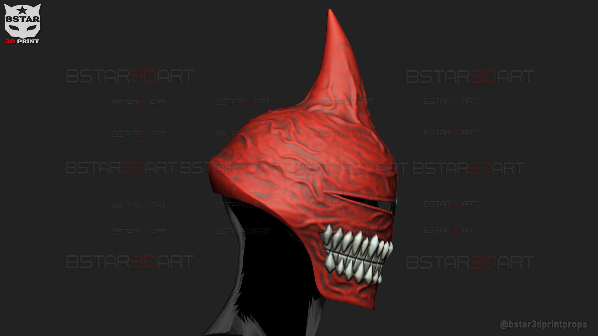 Kaiju No 10 Mask - Kaiju No 8 Anime Cosplay 3D model 3D printable ...