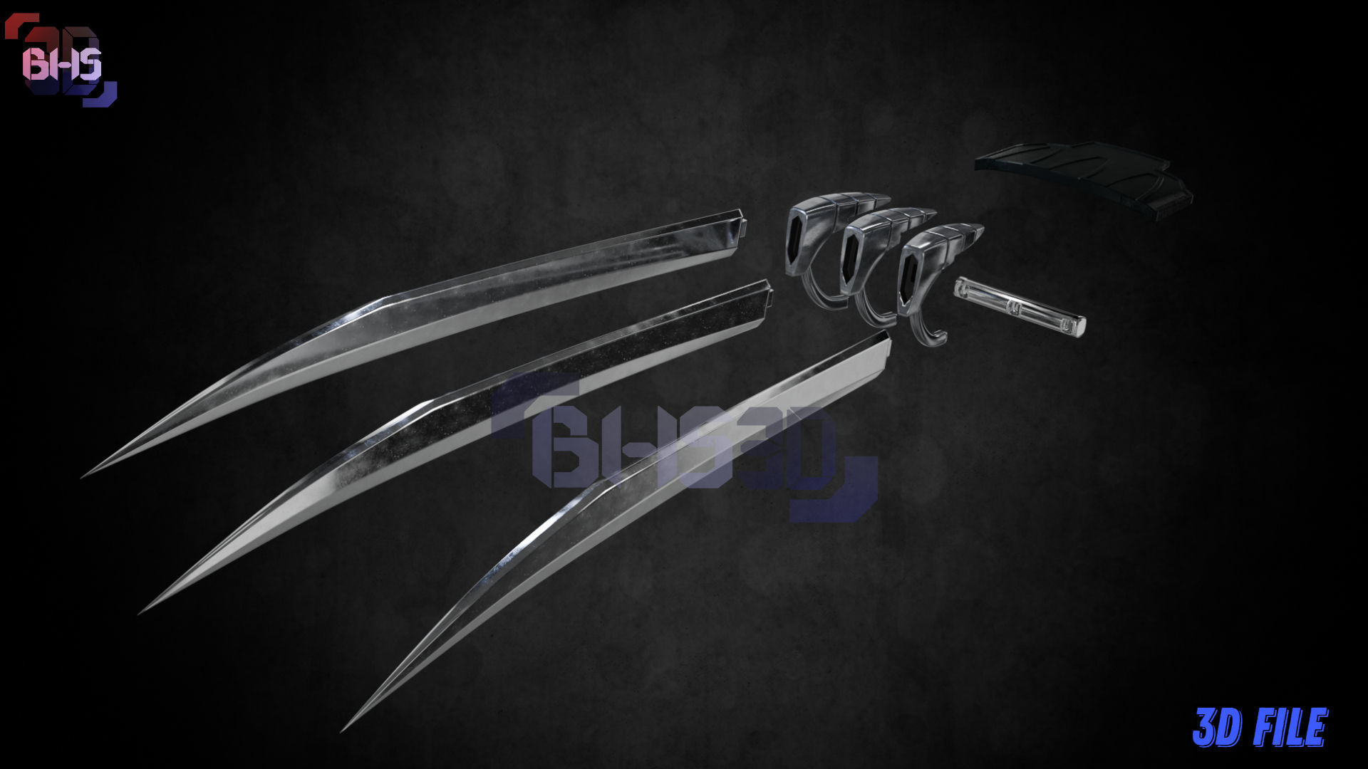 Wolverine Claw Deadpool and Wolverine 3D free 3D model 3D printable ...