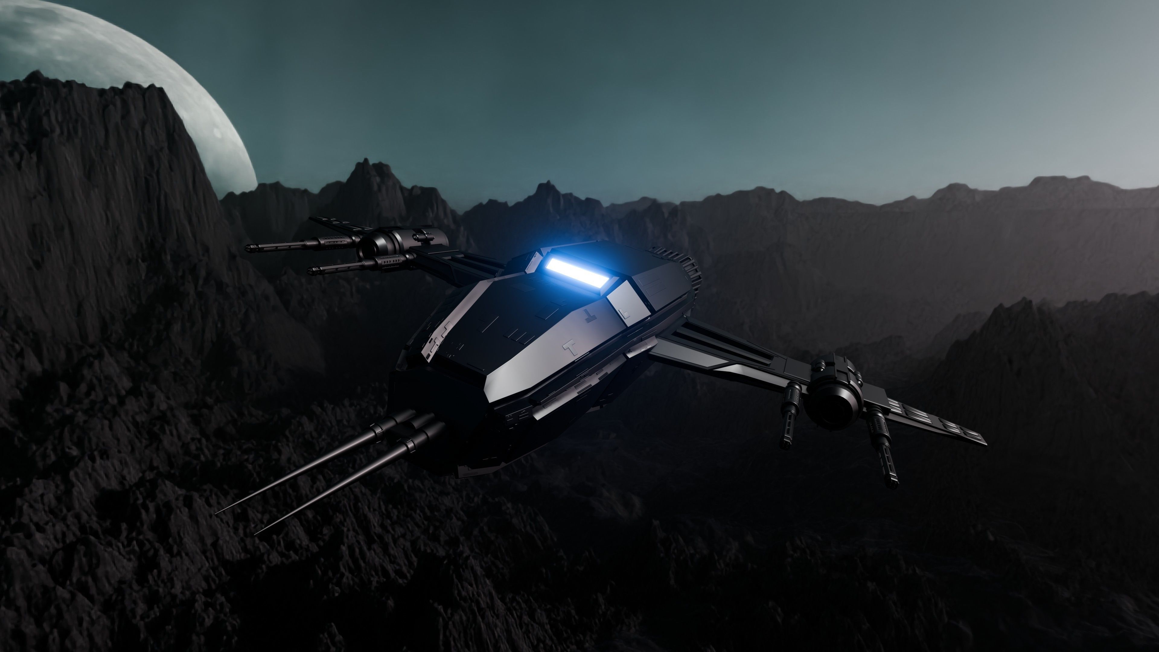 ufo shuttle spaceship spacecraft free 3D model | CGTrader