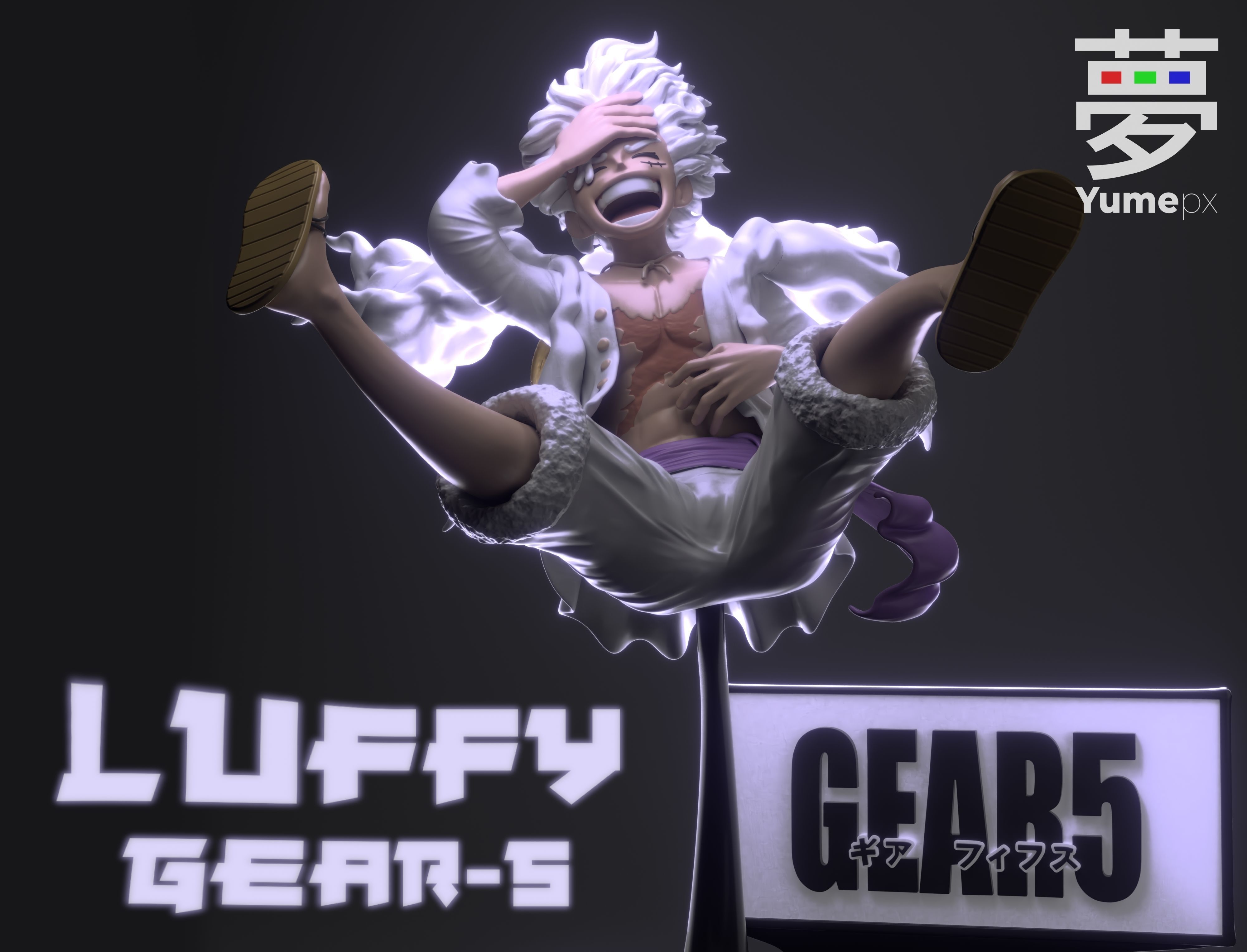 Luffy - Gear 5 - Nika - Monkey D Rufy - One Piece - V3 3D model 3D ...