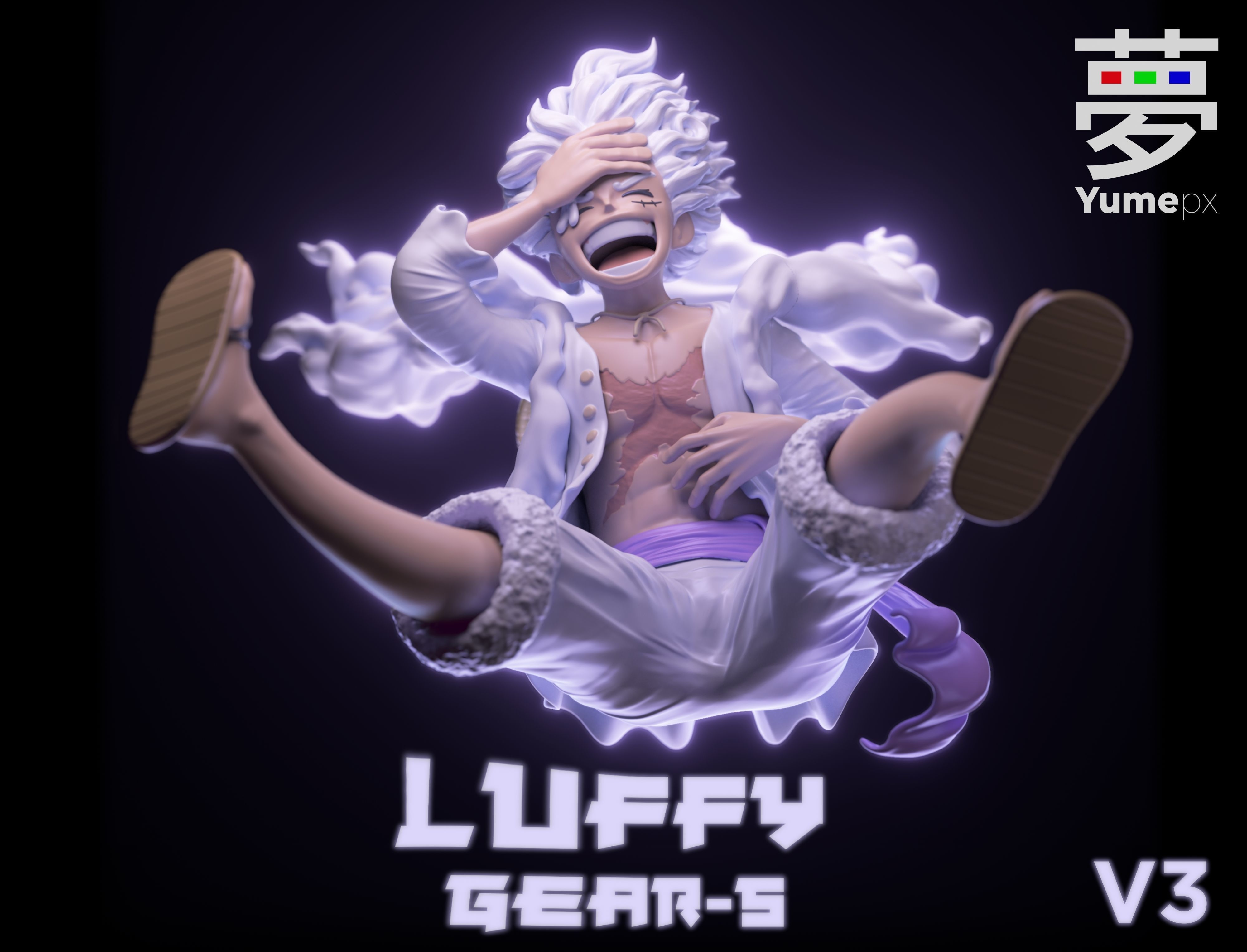 Luffy - Gear 5 - Nika - Monkey D Rufy - One Piece - V3 3D model 3D ...