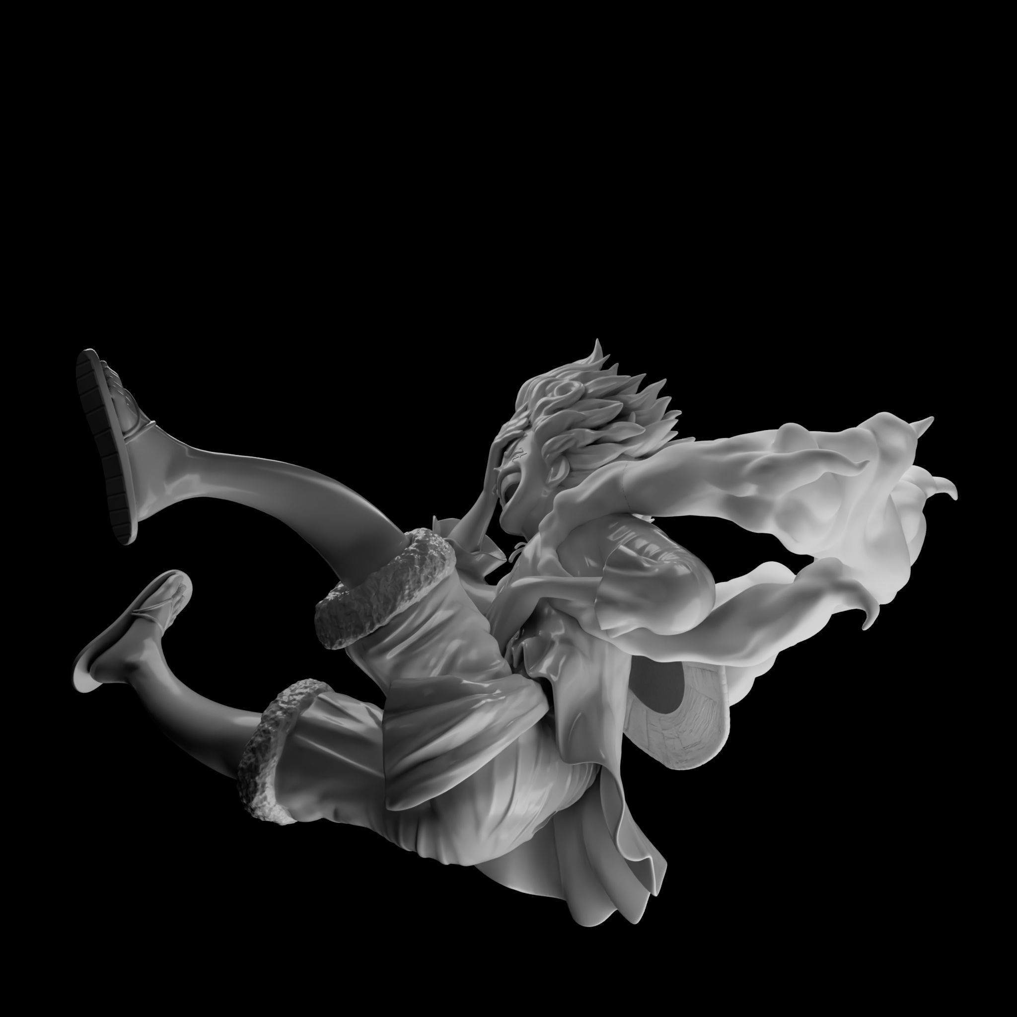 Luffy - Gear 5 - Nika - Monkey D Rufy - One Piece - V3 3D model 3D ...