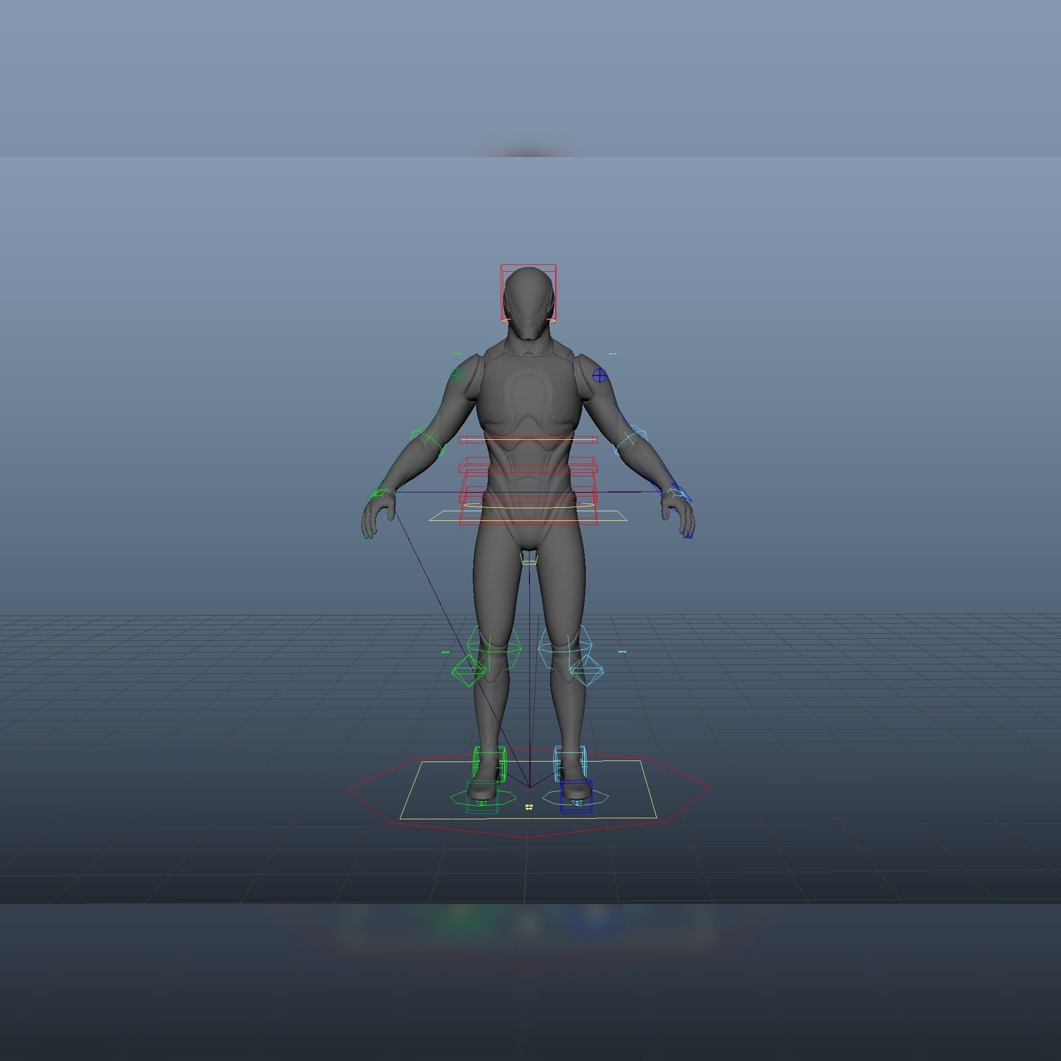 MGear Manny UE5 Maya rig FREE free 3D model | CGTrader