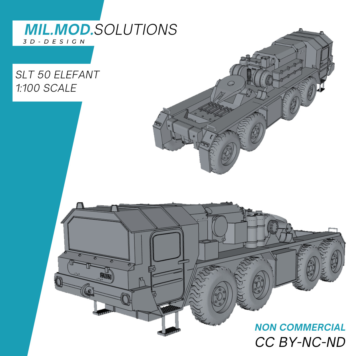 SLT 50 Elefant Bundeswehr 3D model 3D printable | CGTrader