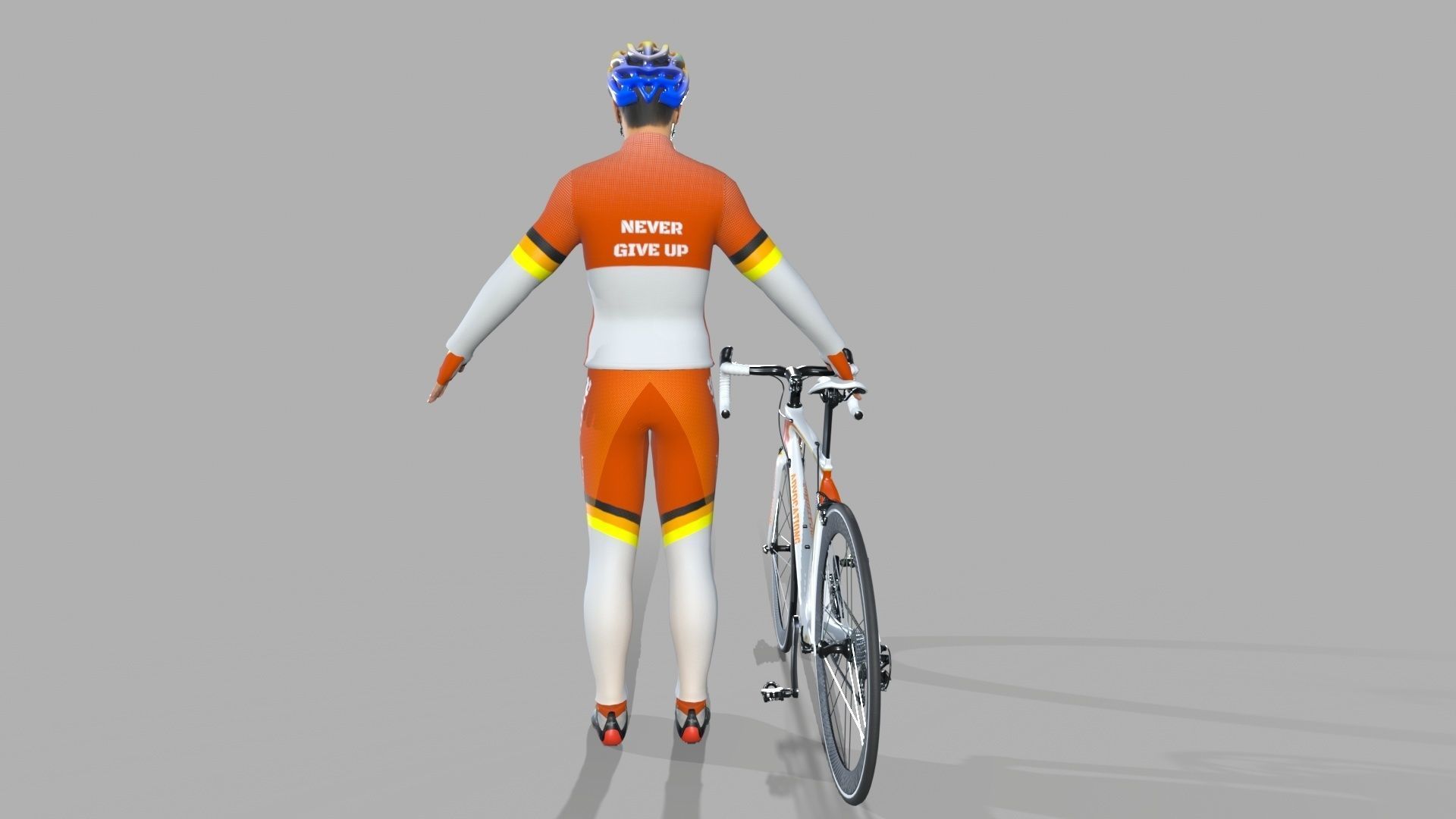 3D model Humano Biking Man VR / AR / low-poly rigged animated | CGTrader