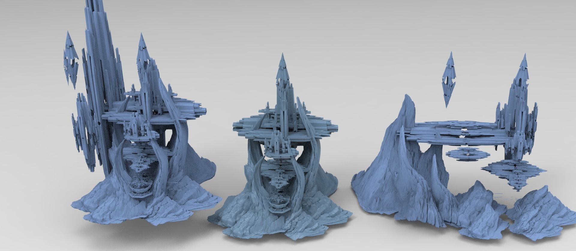 Crystal Light Gateway 3 models 3D model | CGTrader