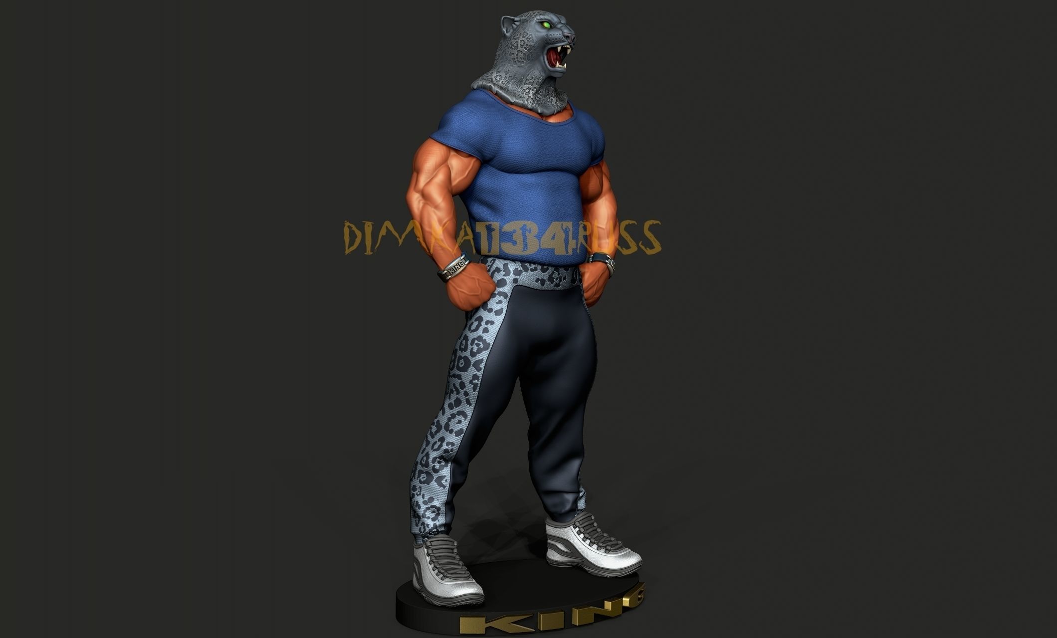 tekken king 3D model 3D printable | CGTrader