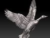 WILD DUCK 3D RELIEF 3D model 3D printable | CGTrader