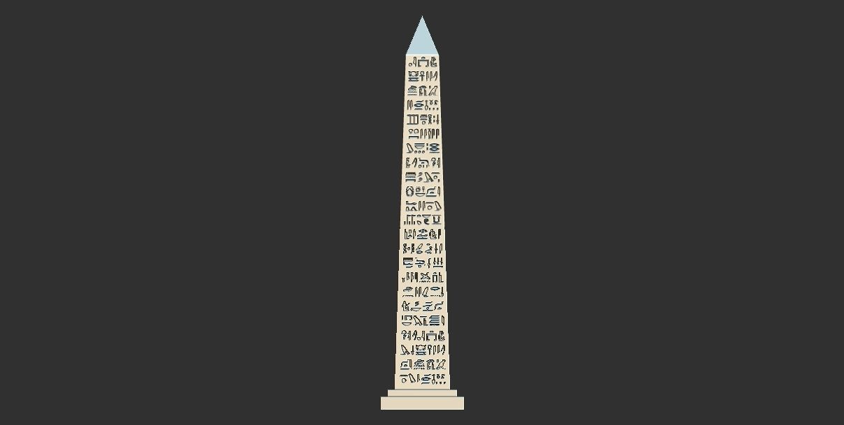 Ancient Egyptian obelisks 3d printable model 3D model 3D printable ...