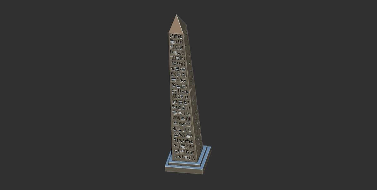 Ancient Egyptian obelisks 3d printable model 3D model 3D printable | CGTrader