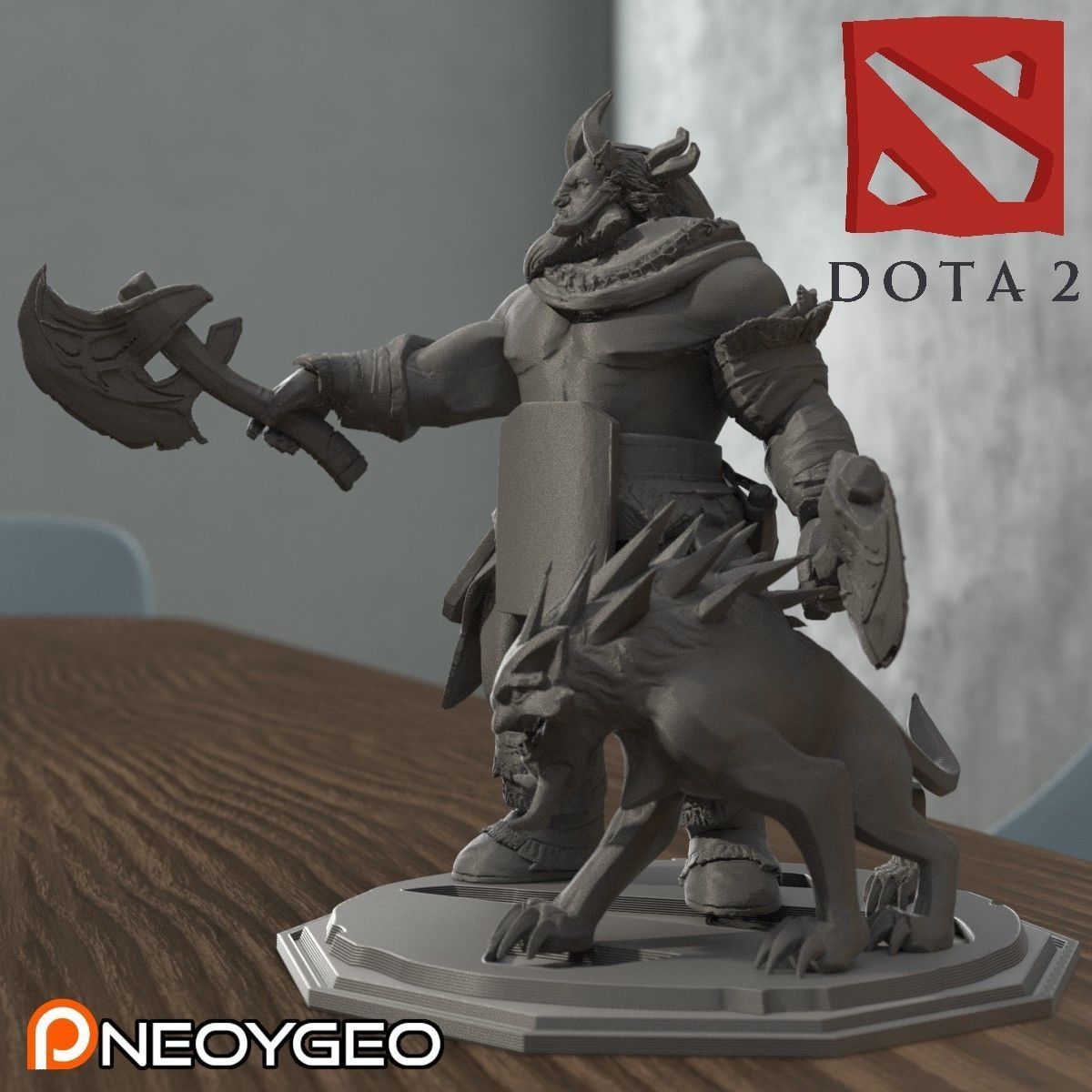 BEASTMASTER - DOTA 2 3D model 3D printable | CGTrader