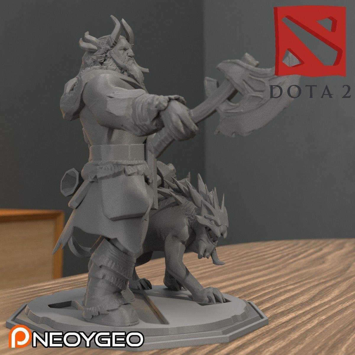 BEASTMASTER - DOTA 2 3D model 3D printable | CGTrader