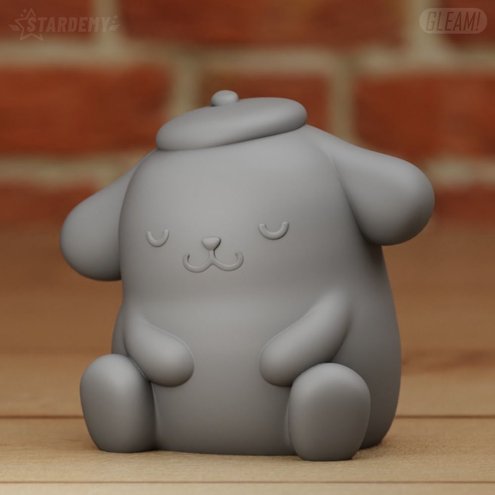 Pompompurin Chibi 3 Models Fanart Sanrio 3D model 3D printable | CGTrader