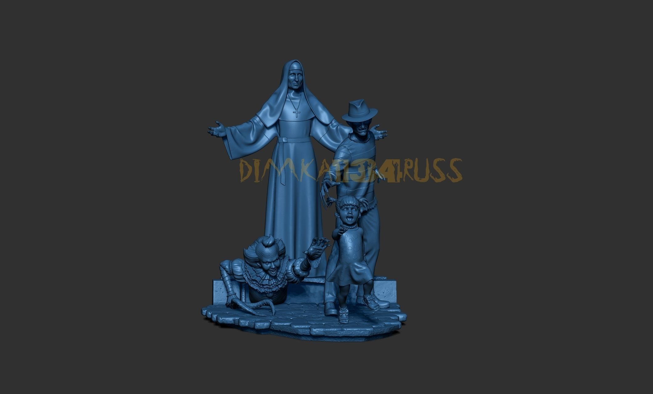 horror 3D model 3D printable | CGTrader