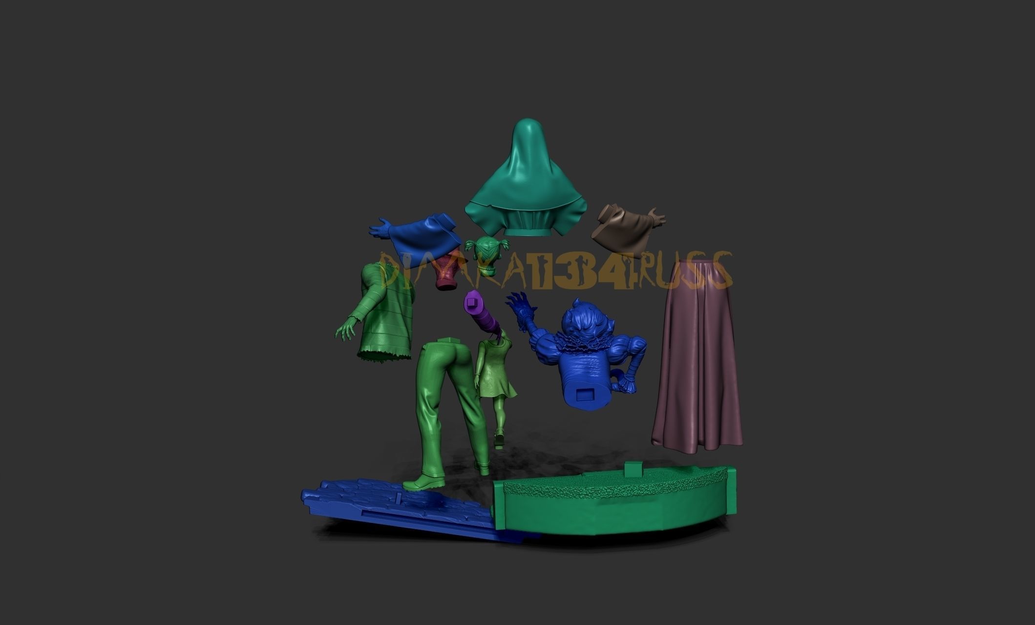 horror 3D model 3D printable | CGTrader