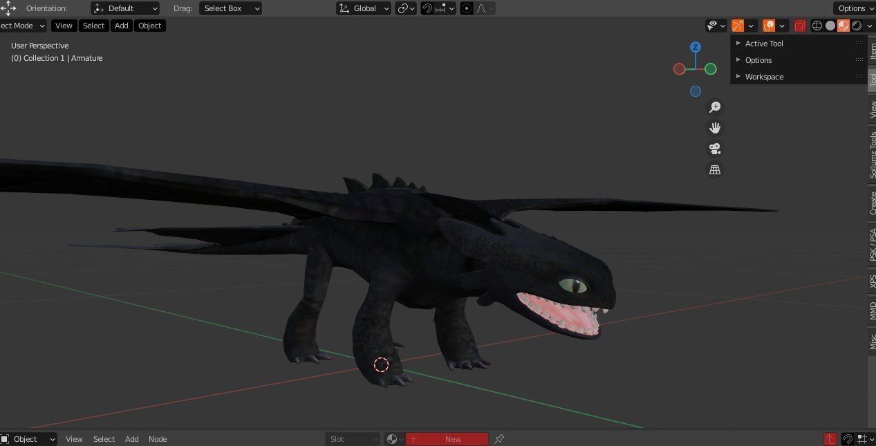 toothless 3d model 3D model rigged | CGTrader