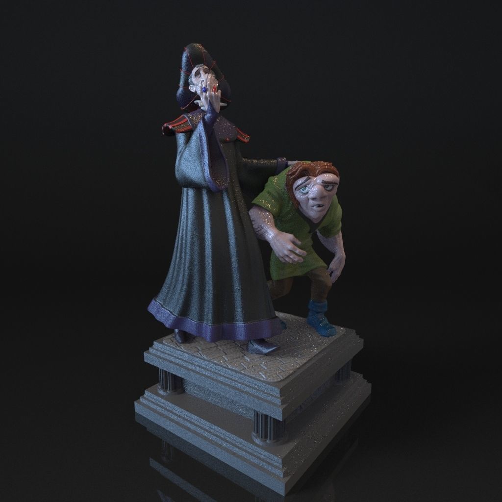 The Hunchback of Notre Dame 3D model 3D printable | CGTrader